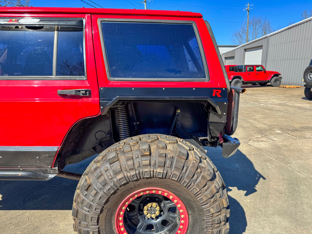 Rusty's XJ Front and Rear Crawler High Clearance Steel Fender Flare Pa
