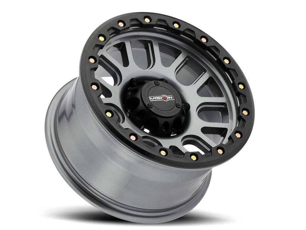 Vision 111 Nemesis - Gunmetal - 17 X 9" - 5 ON 5" - 4.5" B.S.