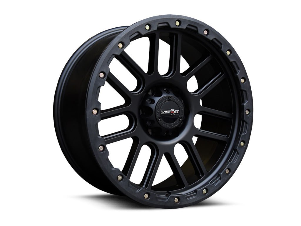 Vision 111 Nemesis - Matte Black - 17 X 9" - 5 ON 5" - 4.5" B.S.