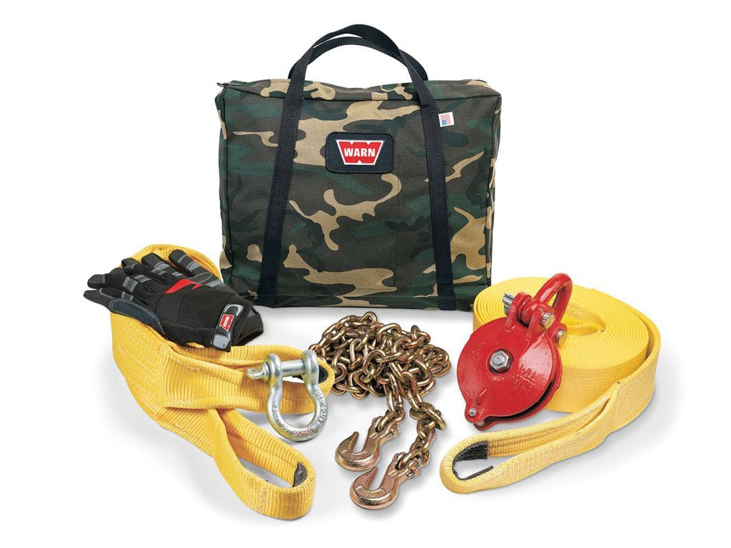 Warn Heavy Duty Camo Winching Accessory Kit