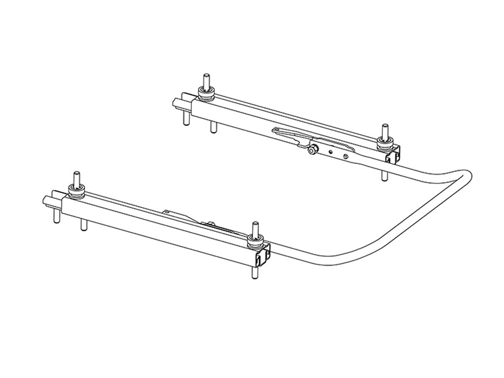 Mastercraft Seat Slides with OEM Style Tow Bar Release