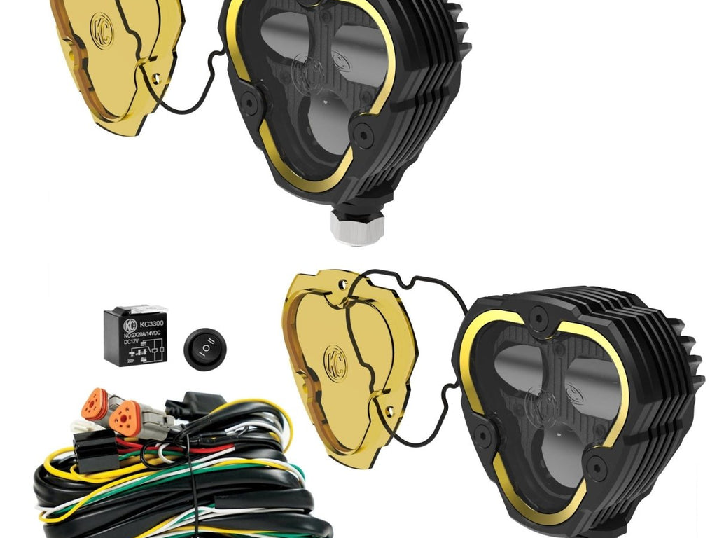KC Hilites FLEX ERA 3 Dual Mode SAE Fog Lights 2-Light Master Kit