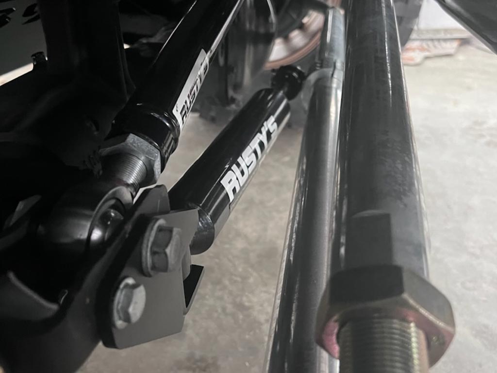 Rusty's Steering Stabilizer Axle Side Relocation Mount (JL-JT)