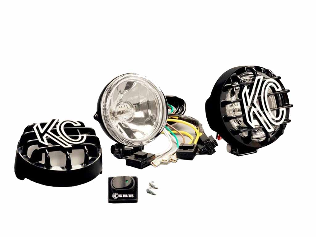 KC Hilites 4 in Rally 400 Halogen - 2-Light System - 55W Spread Beam