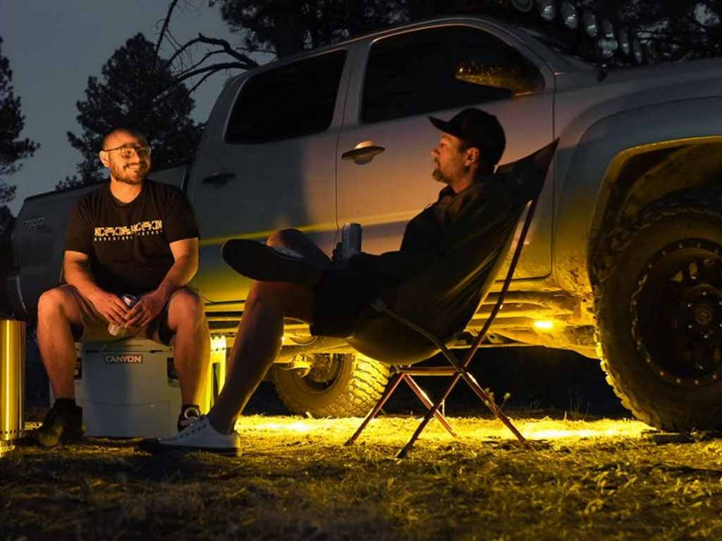 KC HiLiTES Cyclone V2 LED - Rock Light - 6-Light System - Amber - 5W F