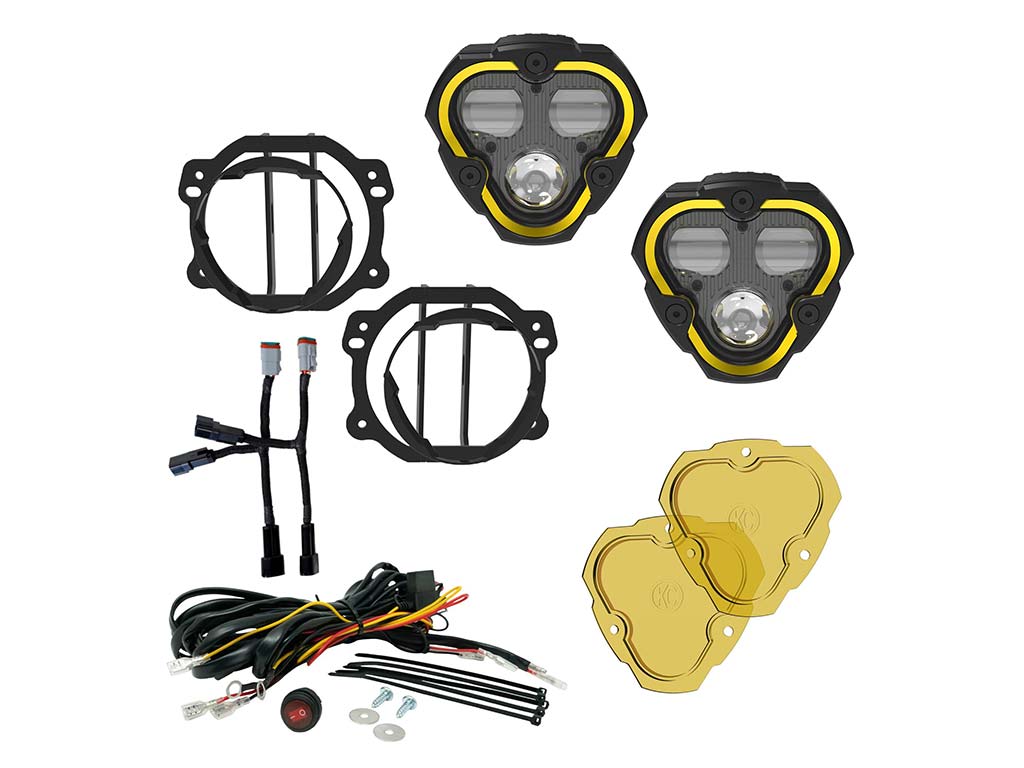 KC Hilites FLEX ERA® 3 Dual Mode SAE Fog Lights - 2-Light Master Kit