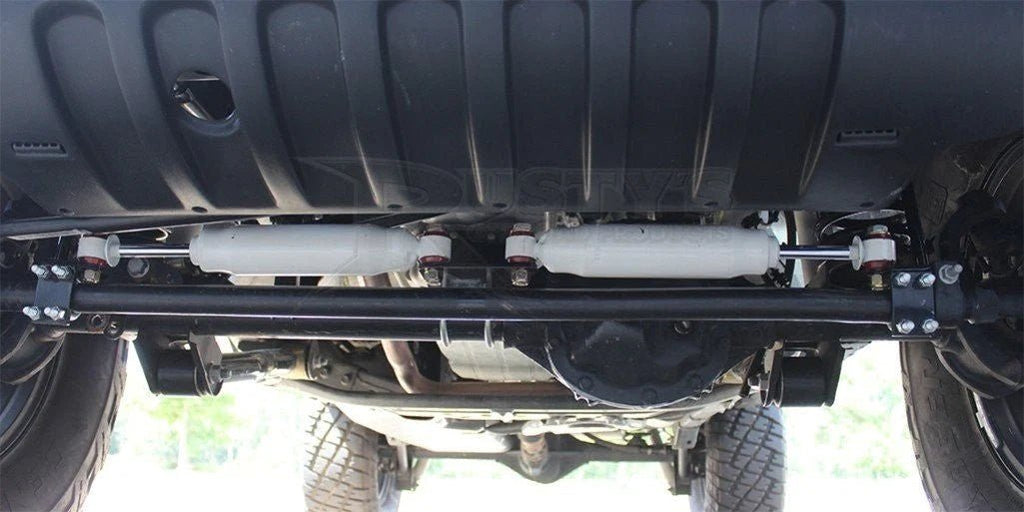 Rusty's RX-100 Series Dual Steering Stabilizer Kit for Factory 07-18 J