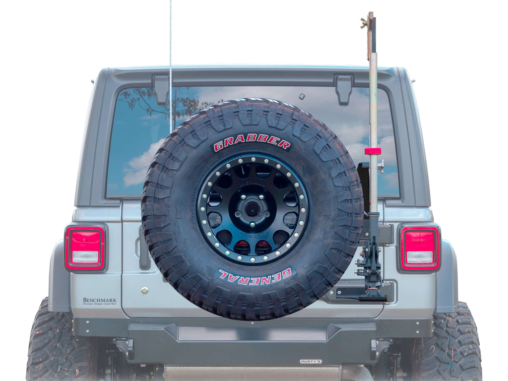 Rusty's Hi-Lift Jack Mount - JL Wrangler