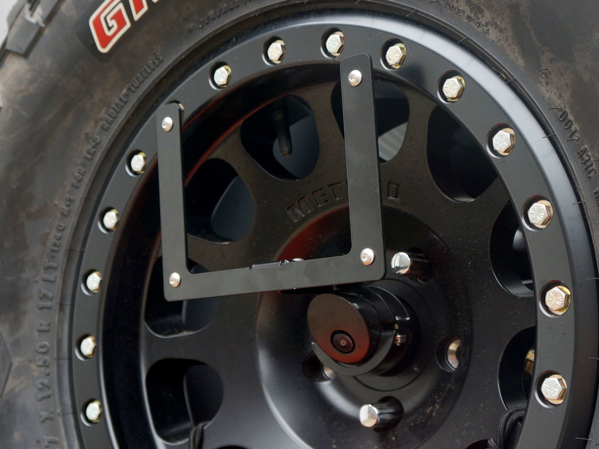 Jeep License Plate Mount Jeep JL Wrangler Spare Tire License Plate ...