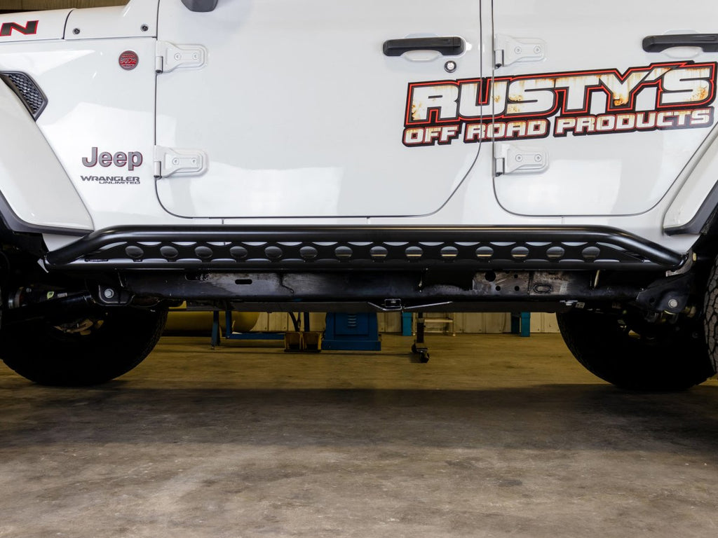 Rusty's Rocker Armor with Kicker Tube - 2018-2024 JL Wrangler 4-Door