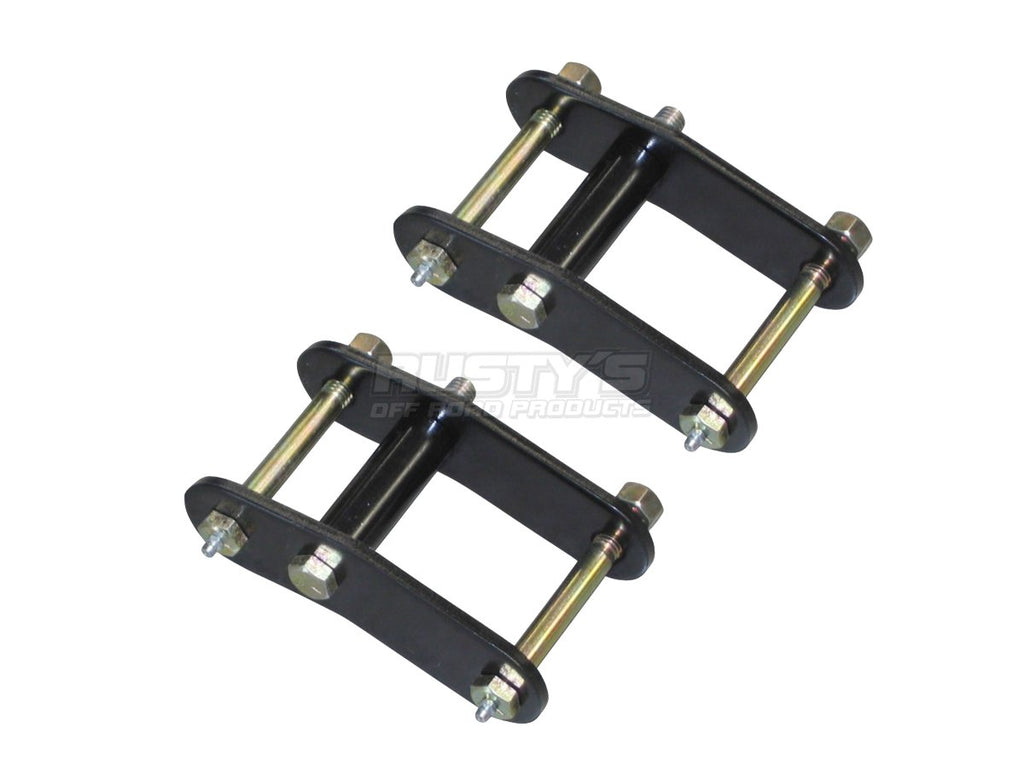 Rusty's Shackles - Greasable CJ Shackles - Front (pair)