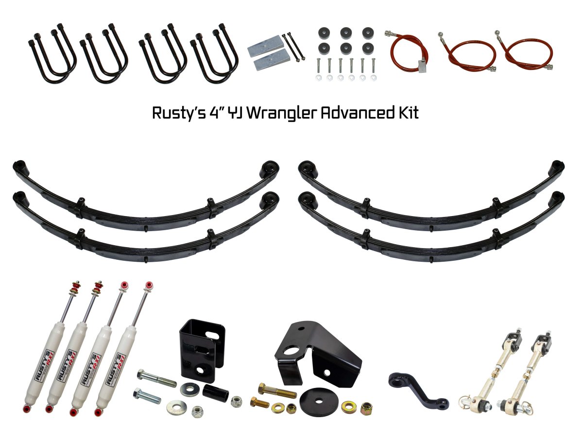 Rusty's Off Road Products -YJ Wrangler ('87-'96) Suspension Systems